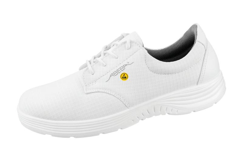 White ESD Lace-Up Shoes